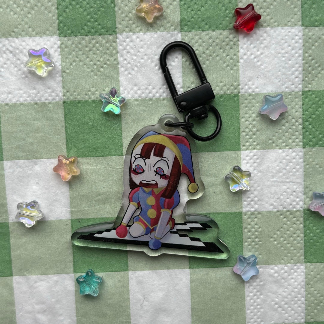 The Amazing Digital Circus Pomni Keychain! | TADC | Acrylic Charm ...