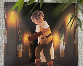 The Golden Guard Hunter the Owl House Art Print - Etsy