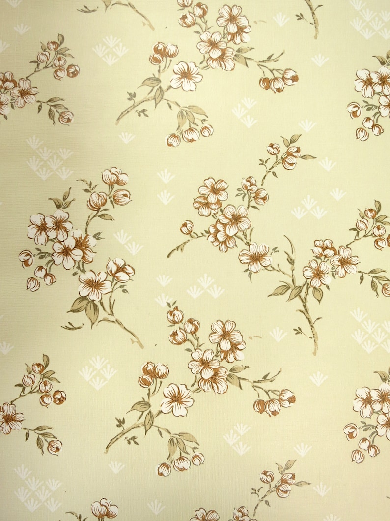 Vintage Wallpaper Alivia per Meter 3349 - Etsy