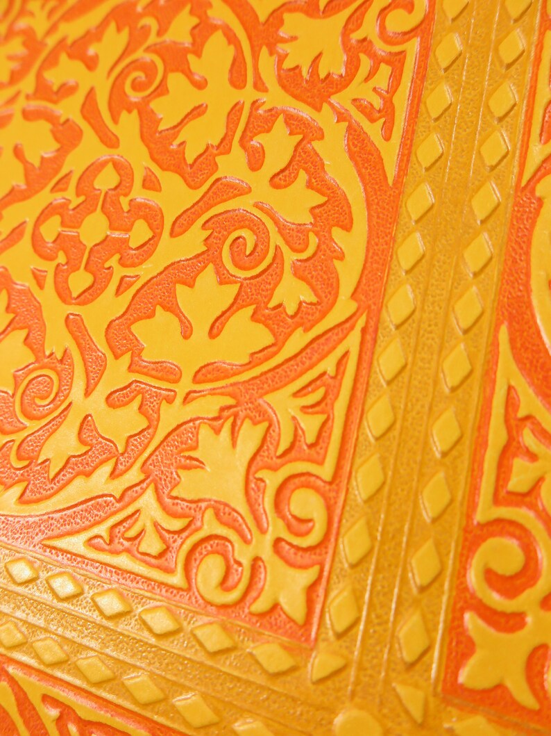 Vintage Wallpaper Celtic Orange #3616 - Etsy