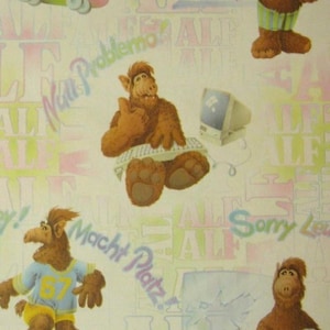 Vintage Wallpaper Alf per Meter 1765 - Etsy