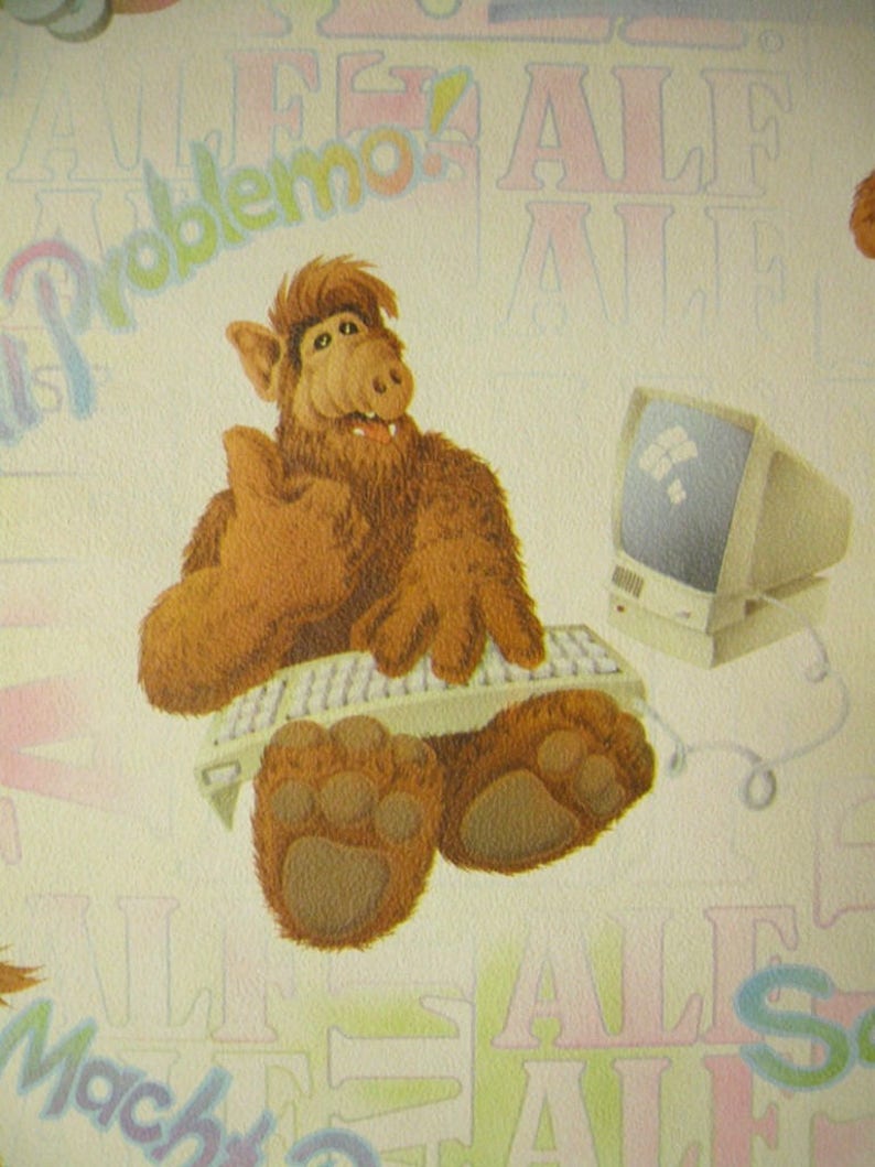 Vintage Wallpaper Alf #1765 - Etsy