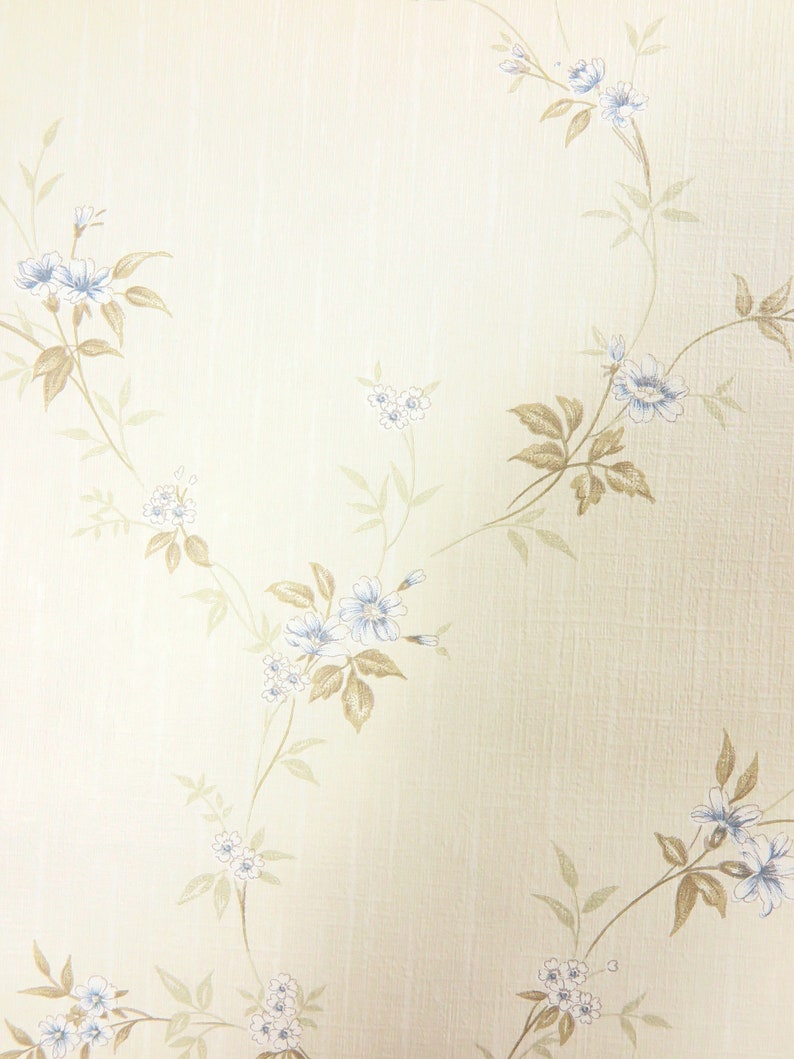 Vintage Wallpaper Priscilla per Meter 3516 - Etsy