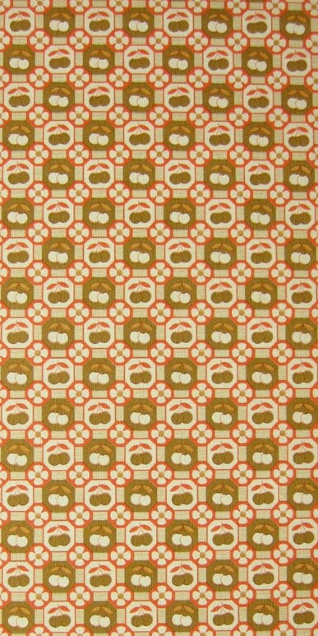 Vintage Wallpaper Cherry Flow #2299 - Etsy