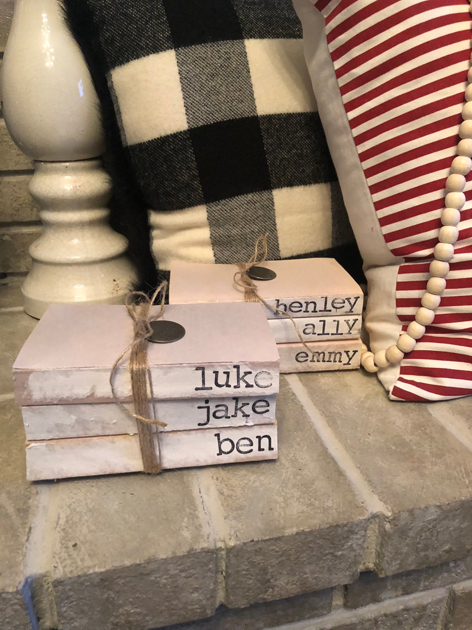 CUSTOM Hand-stamped Books Personalized Stamped Books - Etsy