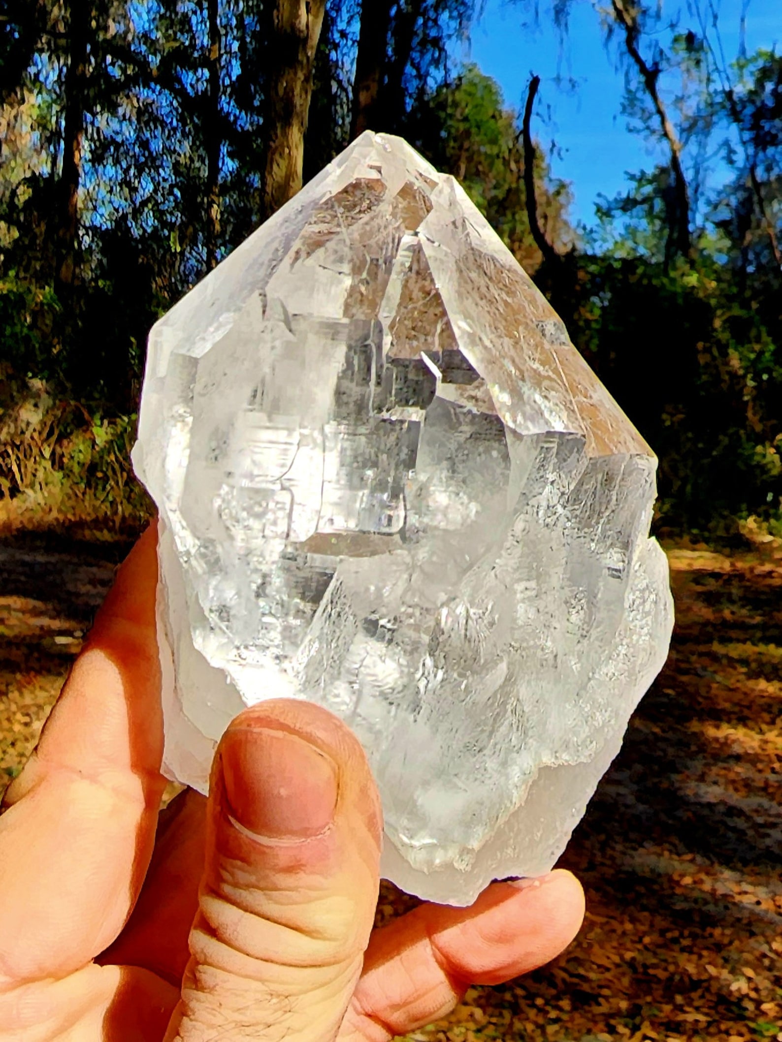 Large Clear Himalayan Quartz Crystal - Etsy