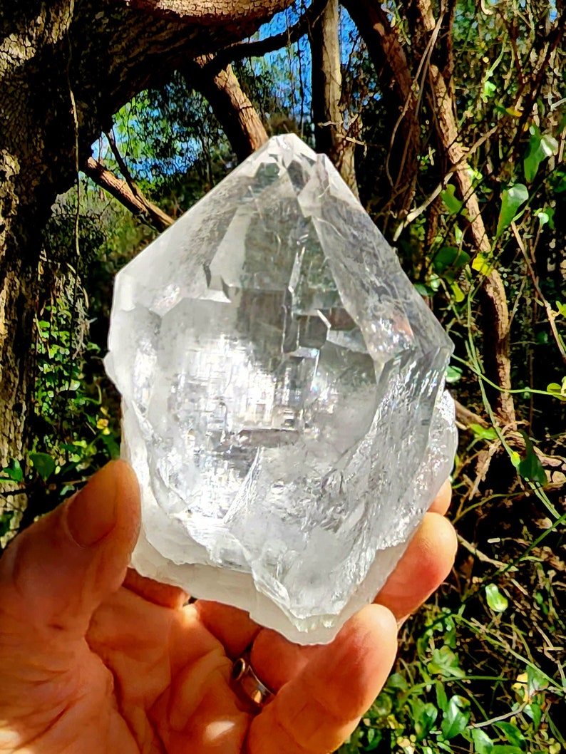 Large Clear Himalayan Quartz Crystal - Etsy