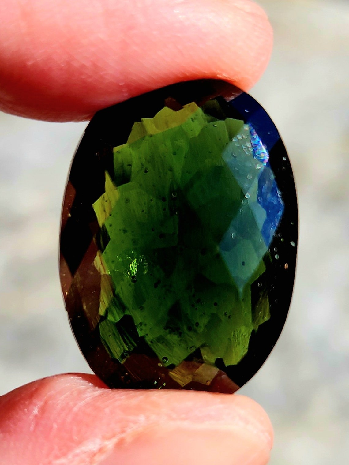 Moldavite 23ct Custom Cut Piece - Etsy