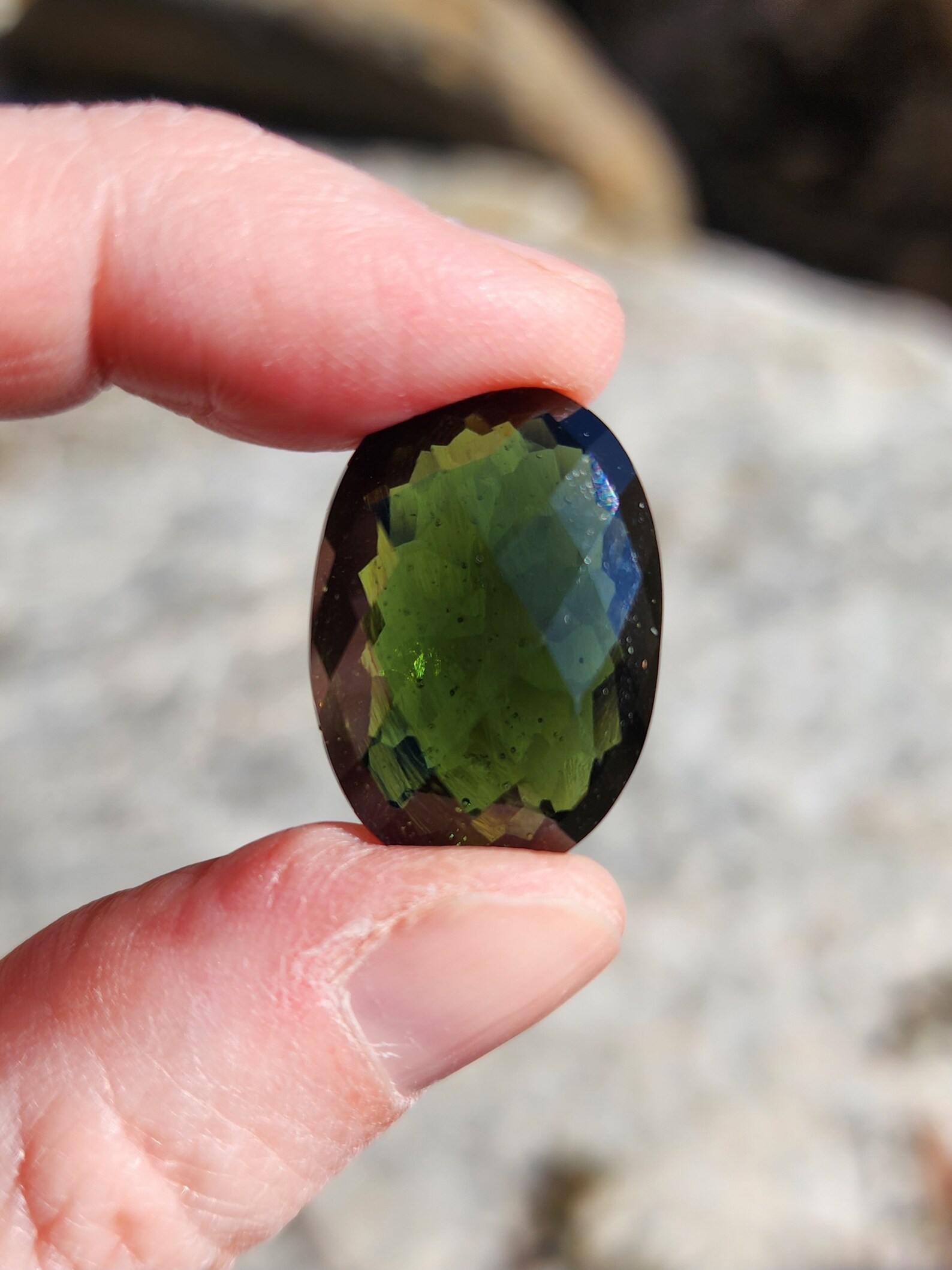 Moldavite 23ct Custom Cut Piece - Etsy