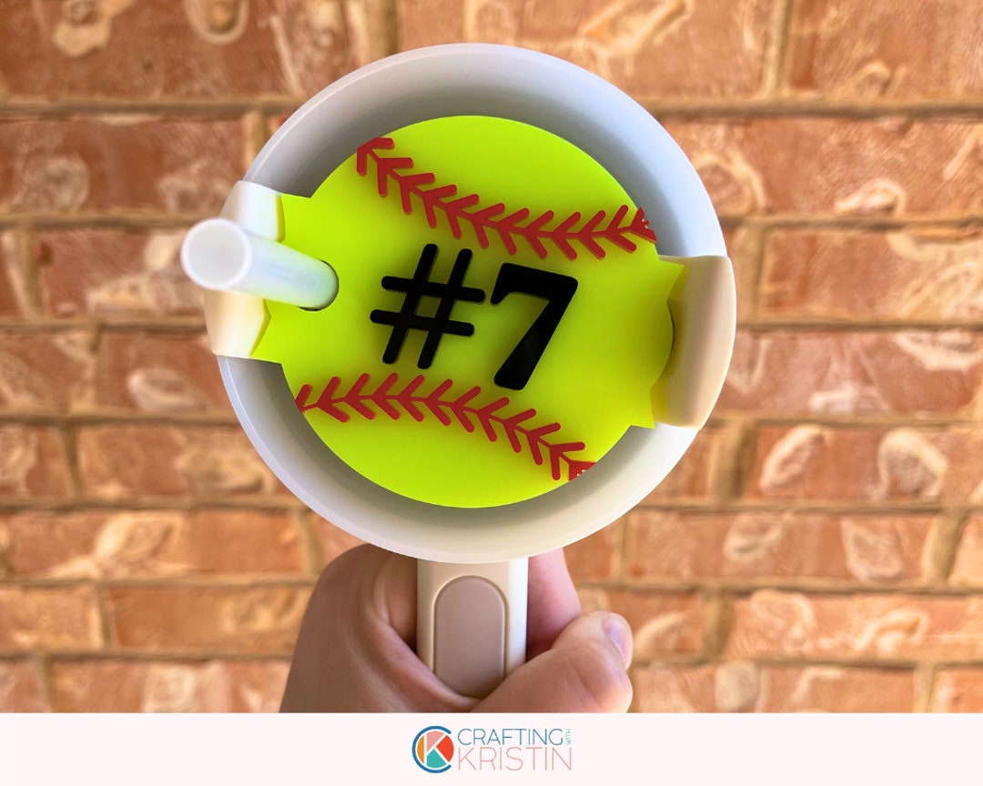 20/30/40oz H2.0 Stanley Tumbler Cup Softball Lid Name Plate ...