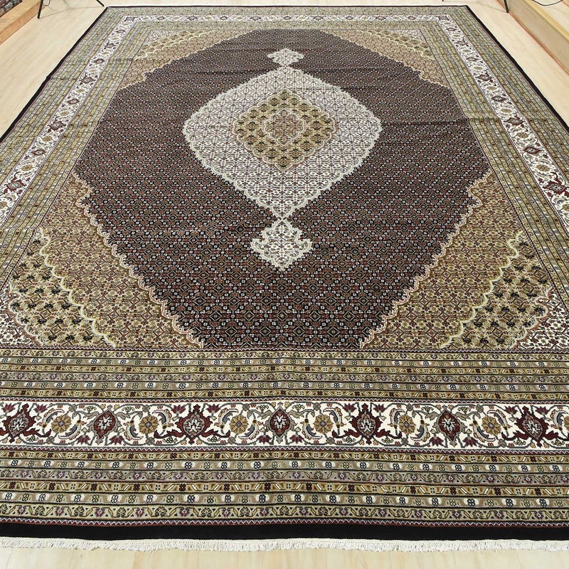 Tabriz Mahi Rug - Etsy