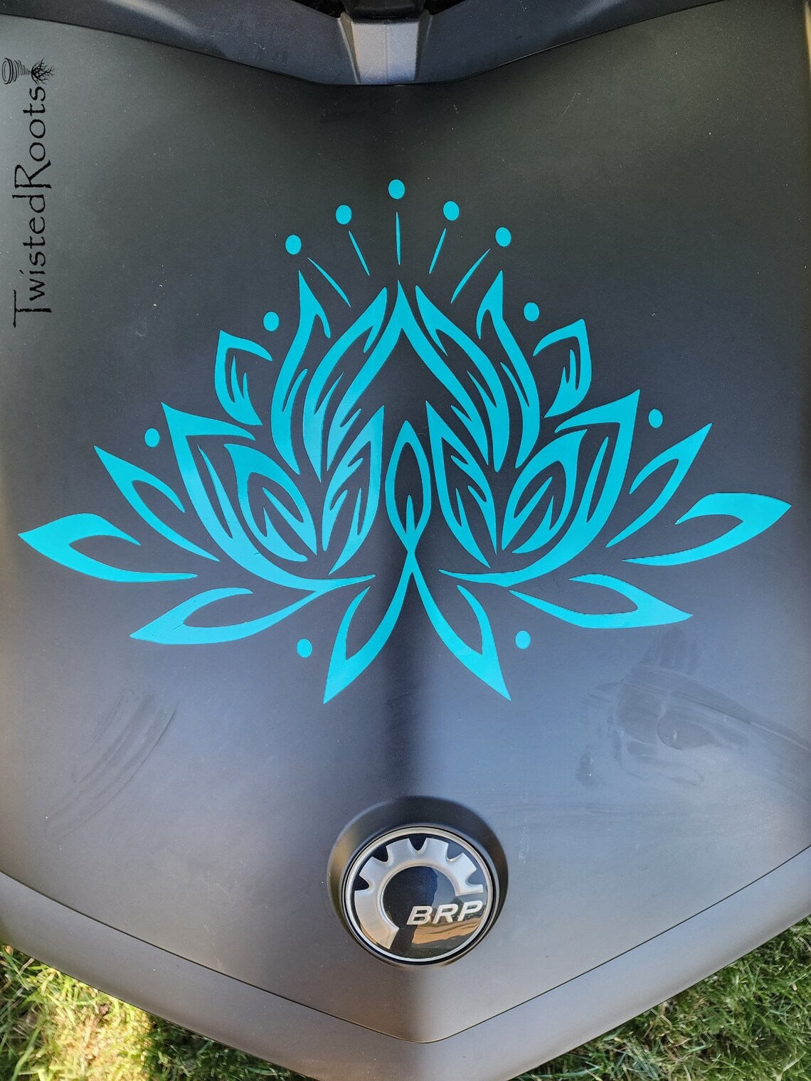 Lotus Flower Frunk Decal, 14.75x9.5 Inches, Spyder, Ryker, F3, F3S, F3T ...
