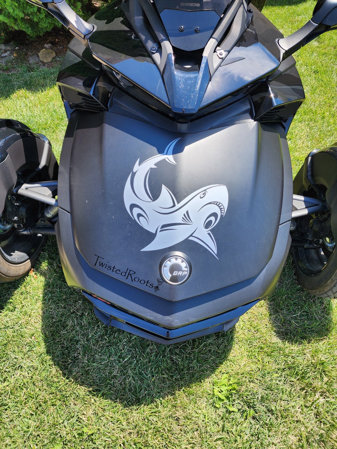 Tribal Shark Frunk Decal, Spyder, Spyder Ryder, F3, F3S, F3T, F3L, RT ...