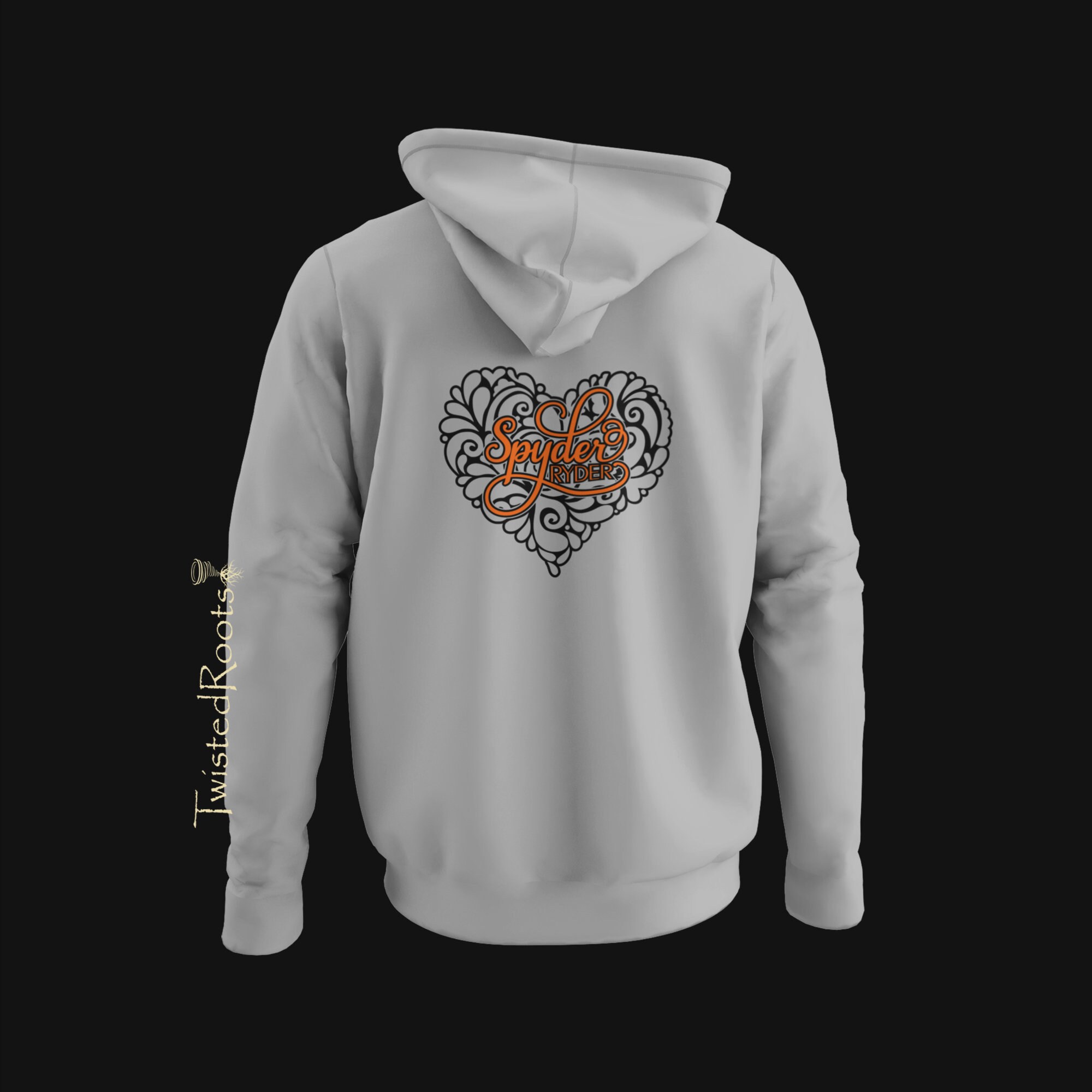 Reflective Spyder Ryder Heart Spyder Unisex Hoodie Spyder - Etsy
