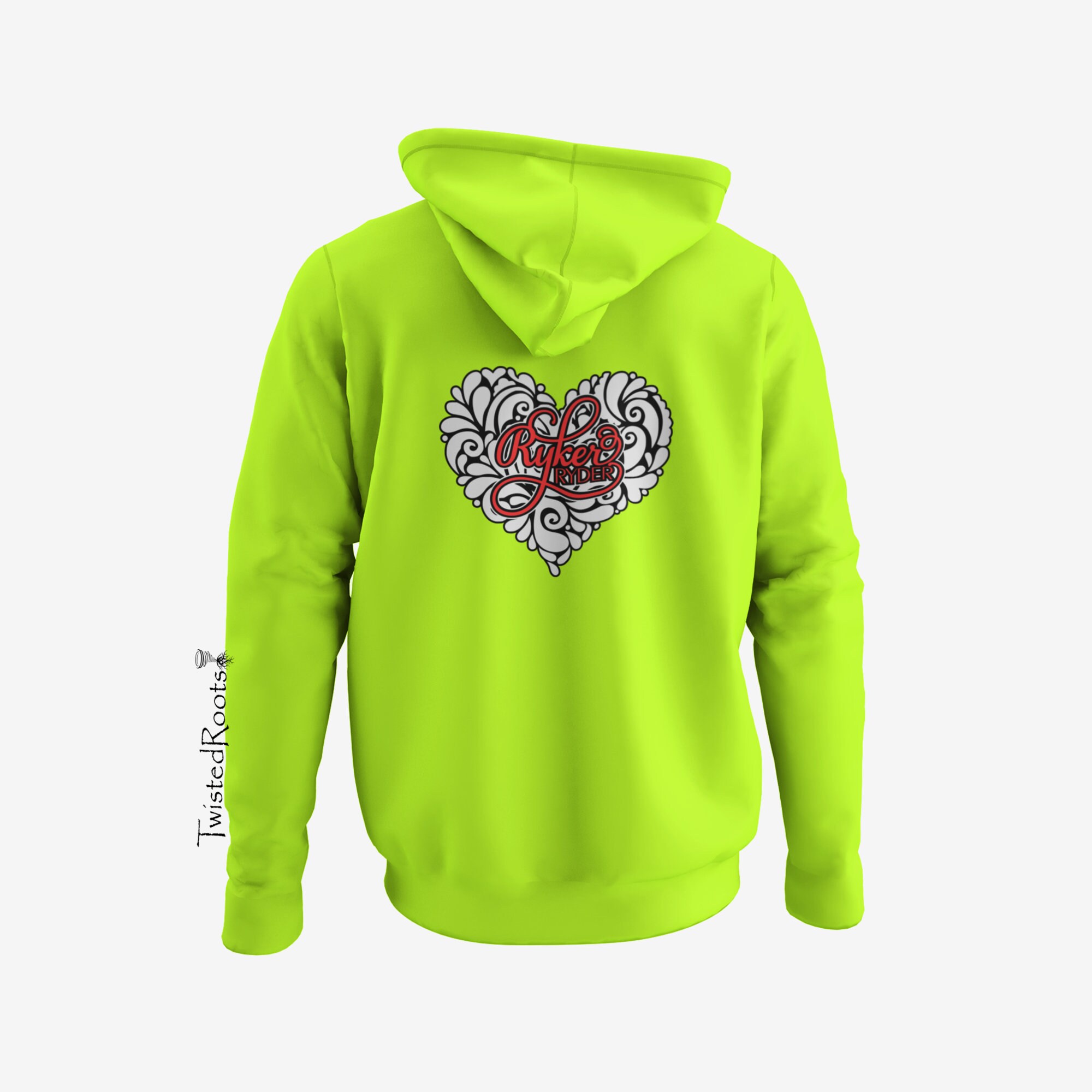 Reflective Ryker Ryder Heart Ryker Unisex Hoodie Ryker - Etsy