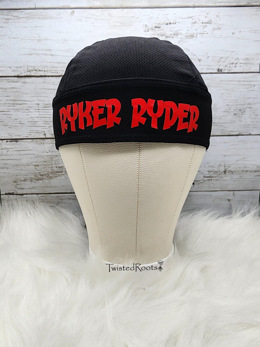 Red/black Ryker Ryder Do Rag, Moisture Wicking - Ready to Ship - Etsy