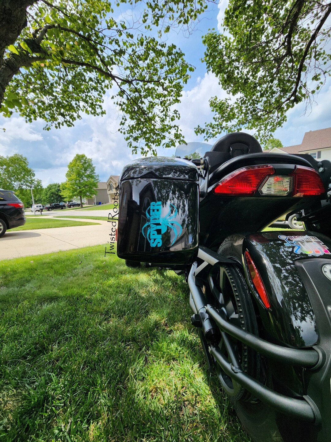 Split Spyder Frunk Decal, Spyder Ryder, Laptop Decal, - Etsy