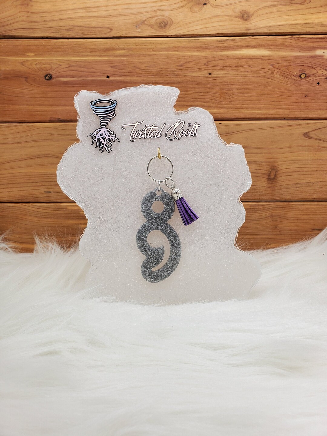 Glitter Semicolon Keychain Suicide Awareness Mental Health - Etsy