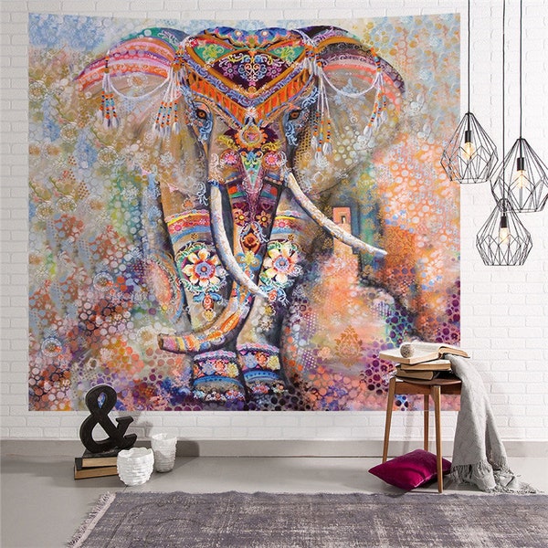 Elephant Tapestry - Etsy