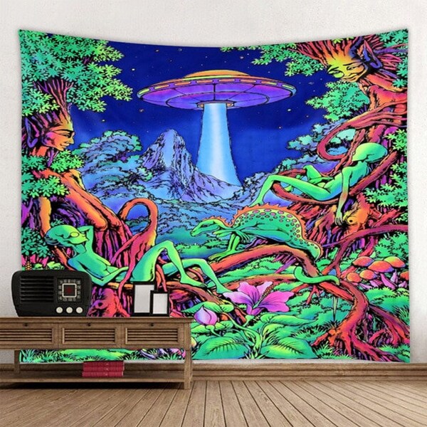 Ufo Tapestry - Etsy