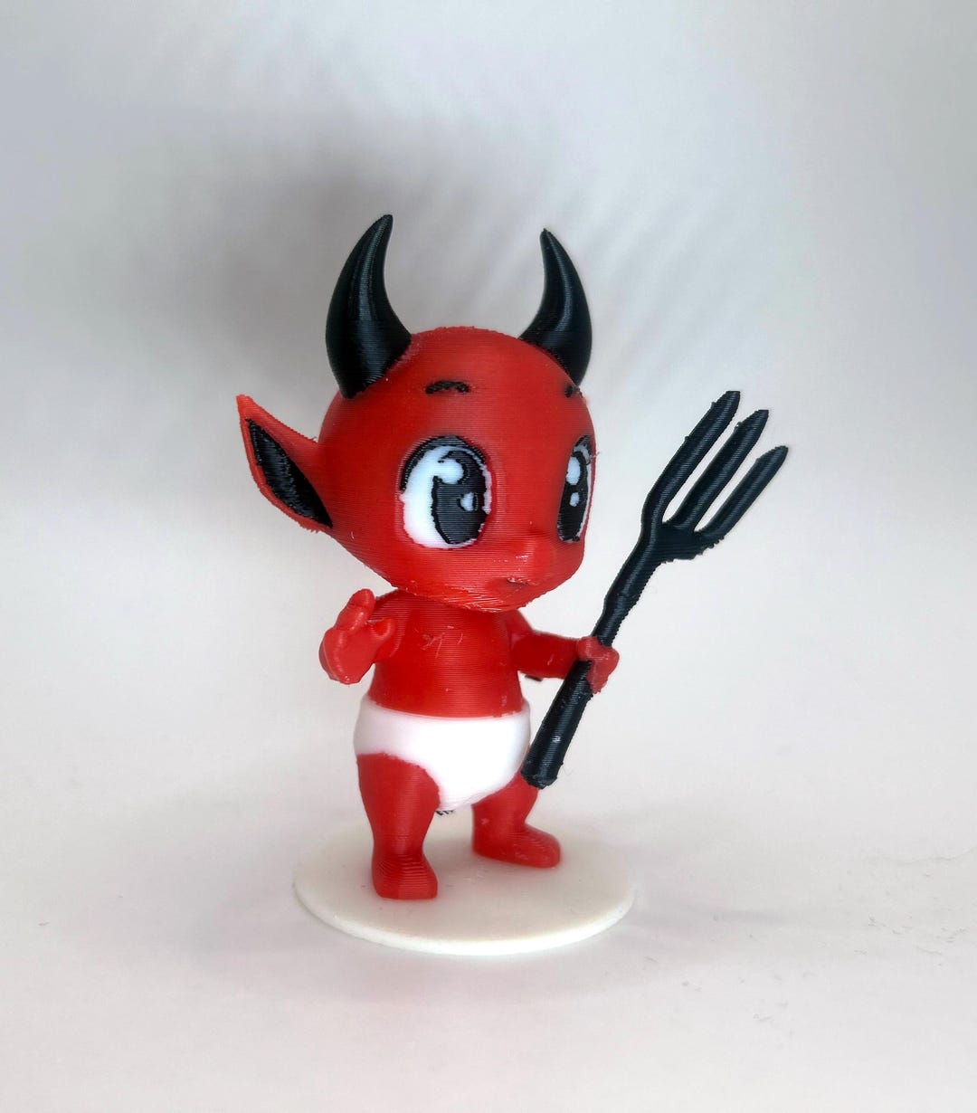 Red Devil Figurine | Cute Demon Decor | Resin Collectible | Unique Gift ...