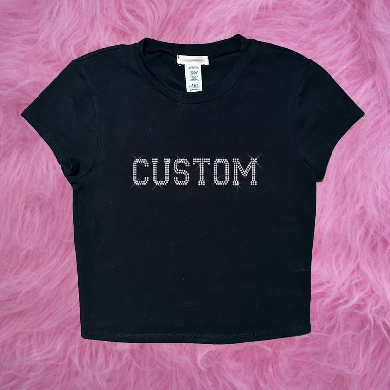 Custom Bedazzle T Shirt - Etsy