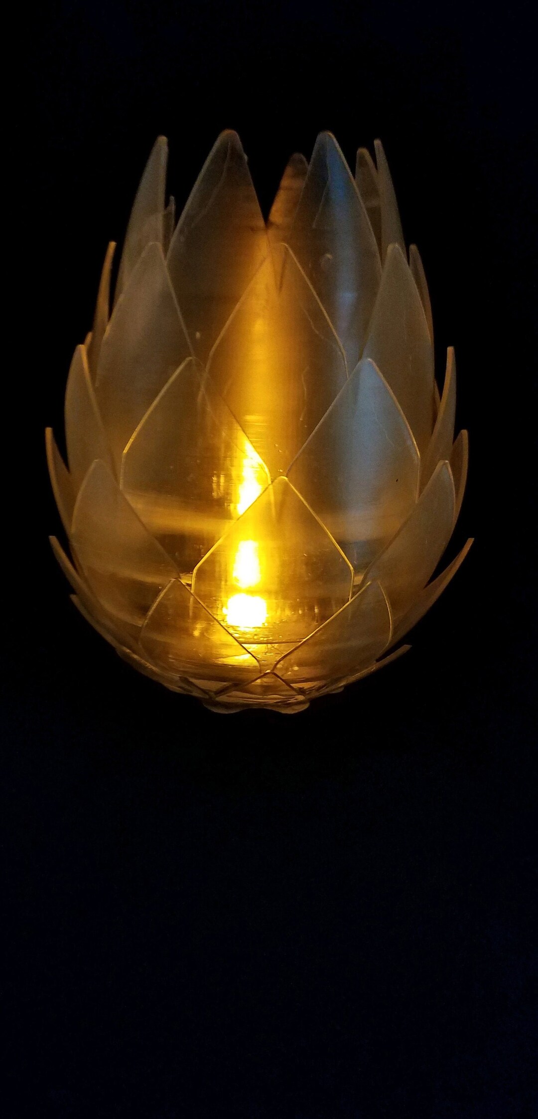 Lotus Flower / Pine Cone Tealight Candle Holder 3D Printed - Etsy