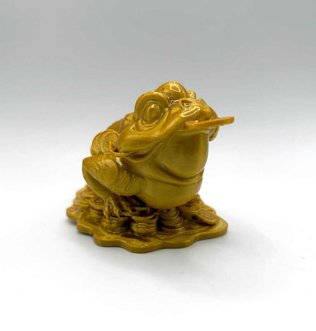 Chinese Lucky Fortune Frog Coin | Wealth & Prosperity Decor | Good Luck ...