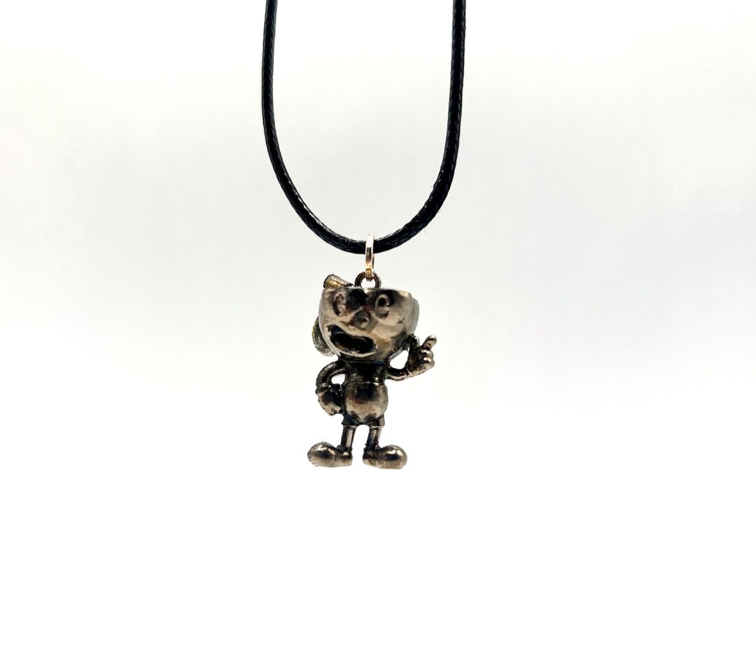 Cup Pendant Nickel Coated Necklace - Etsy