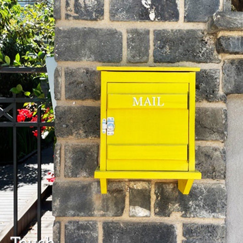 Wood Mail Box - Etsy