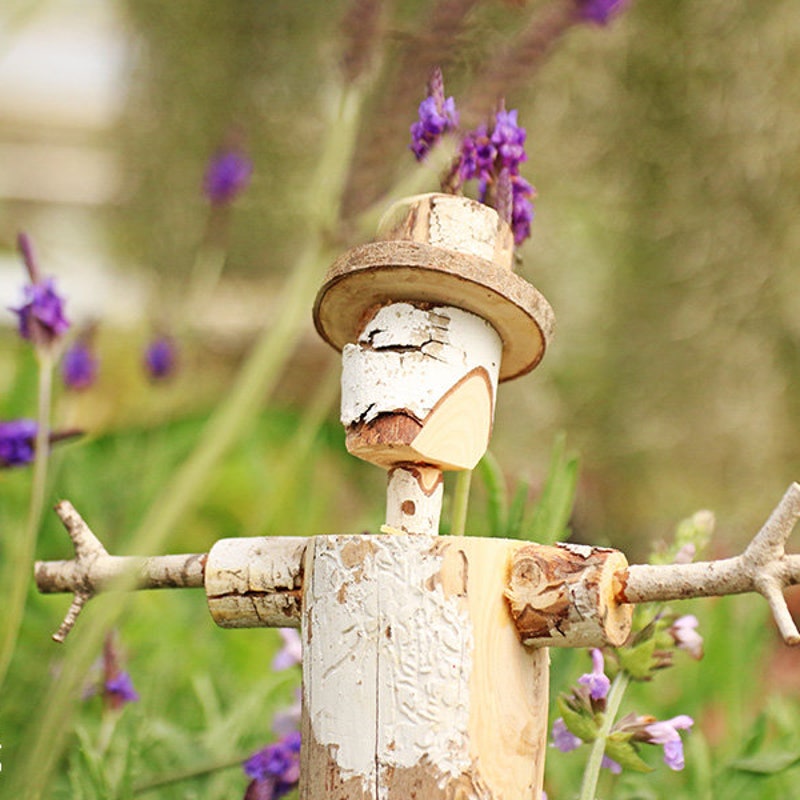 Wood Scarecrow - Etsy