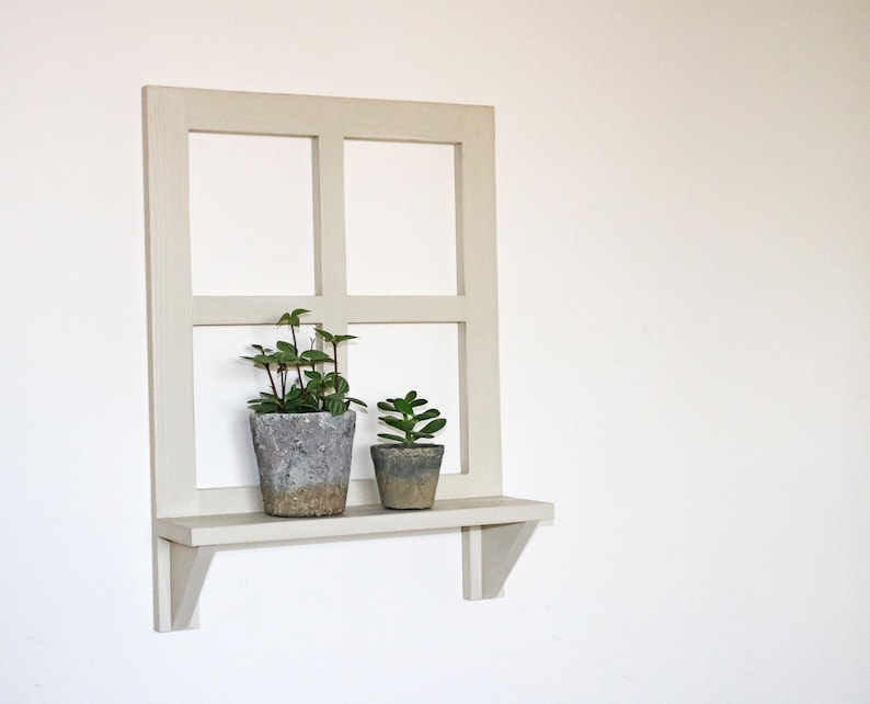 Wood Wall Shelf | Window Shelf | Window Frame Decor | Minimalist Decor ...