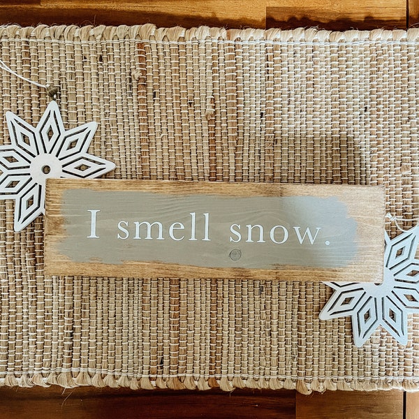 I Smell Snow - Etsy