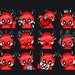 Cute Kawaii Devil Twitch Emotes Pack - Etsy