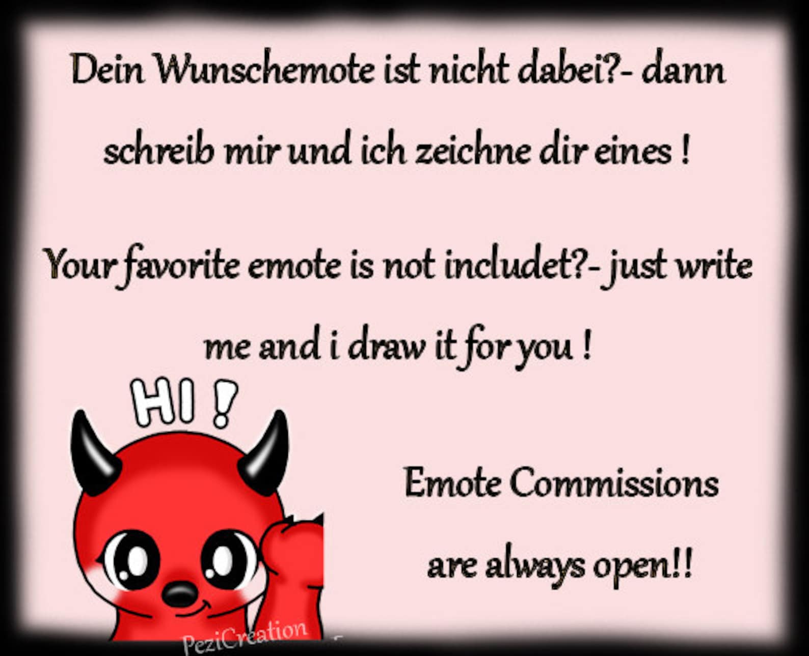 Cute Kawaii Devil Twitch Emotes Pack - Etsy