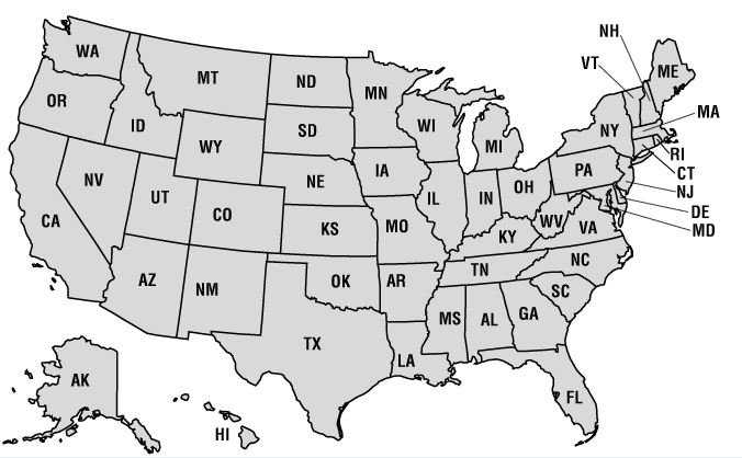 Nu Designs Long Distance Gift State Necklace State Jewelry - Etsy