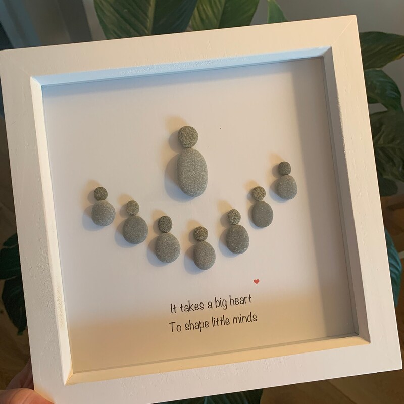 Teacher Pebble Art - Etsy