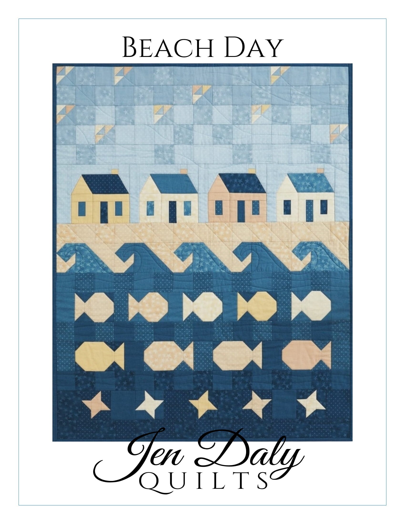 Beach Day Pattern PDF by Jen Daly Quilts Instant Download | Etsy