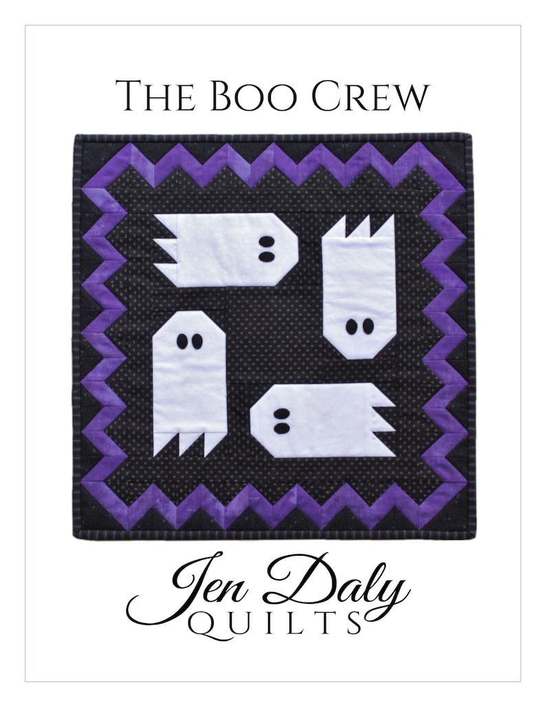 The Boo Crew Quilt Pattern PDF by Jen Daly Quilts | Etsy