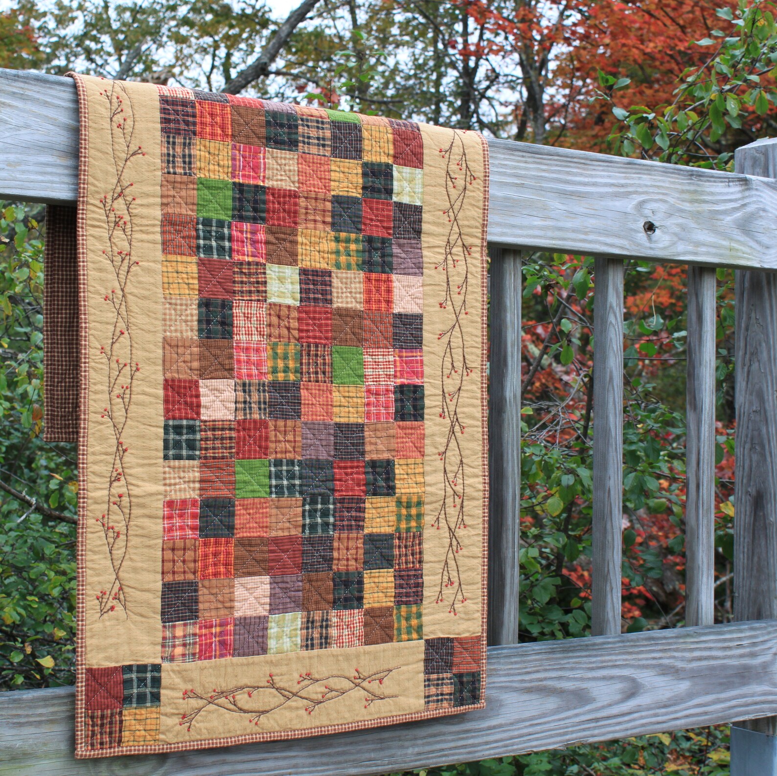 Homespun Harvest Quilt Pattern PDF by Jen Daly Quilts - Instant ...