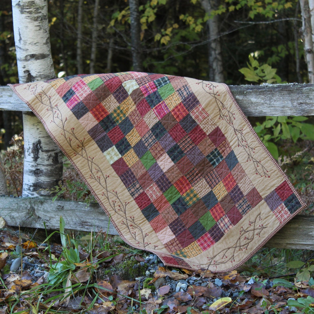 Homespun Harvest Quilt Pattern PDF by Jen Daly Quilts - Instant ...