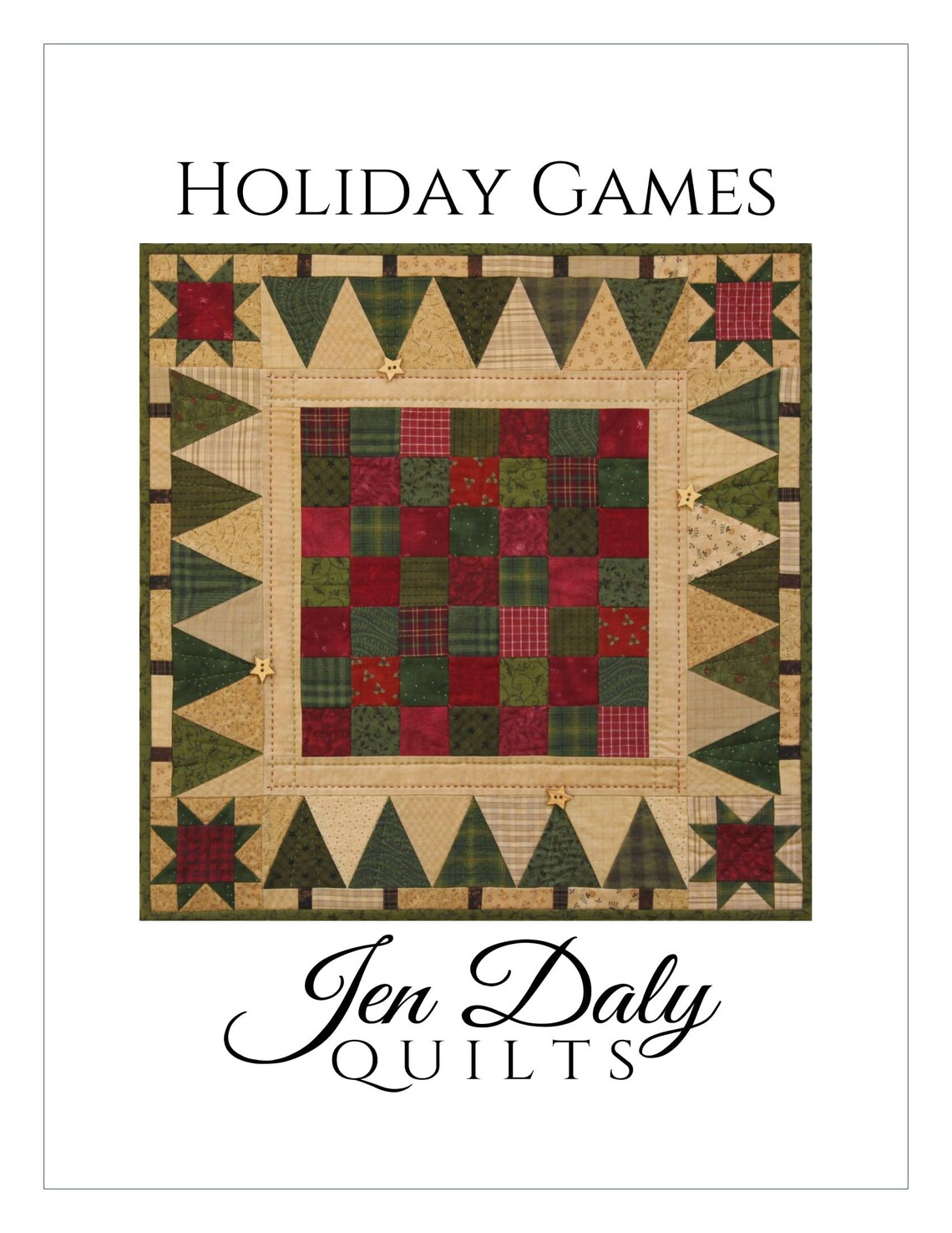 Holiday Games Quilt Pattern PDF by Jen Daly Quilts - Instant Download ...