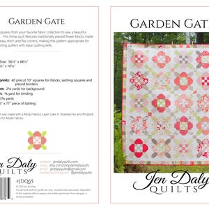 Garden Gate Quilt Pattern PDF by Jen Daly Quilts - Etsy
