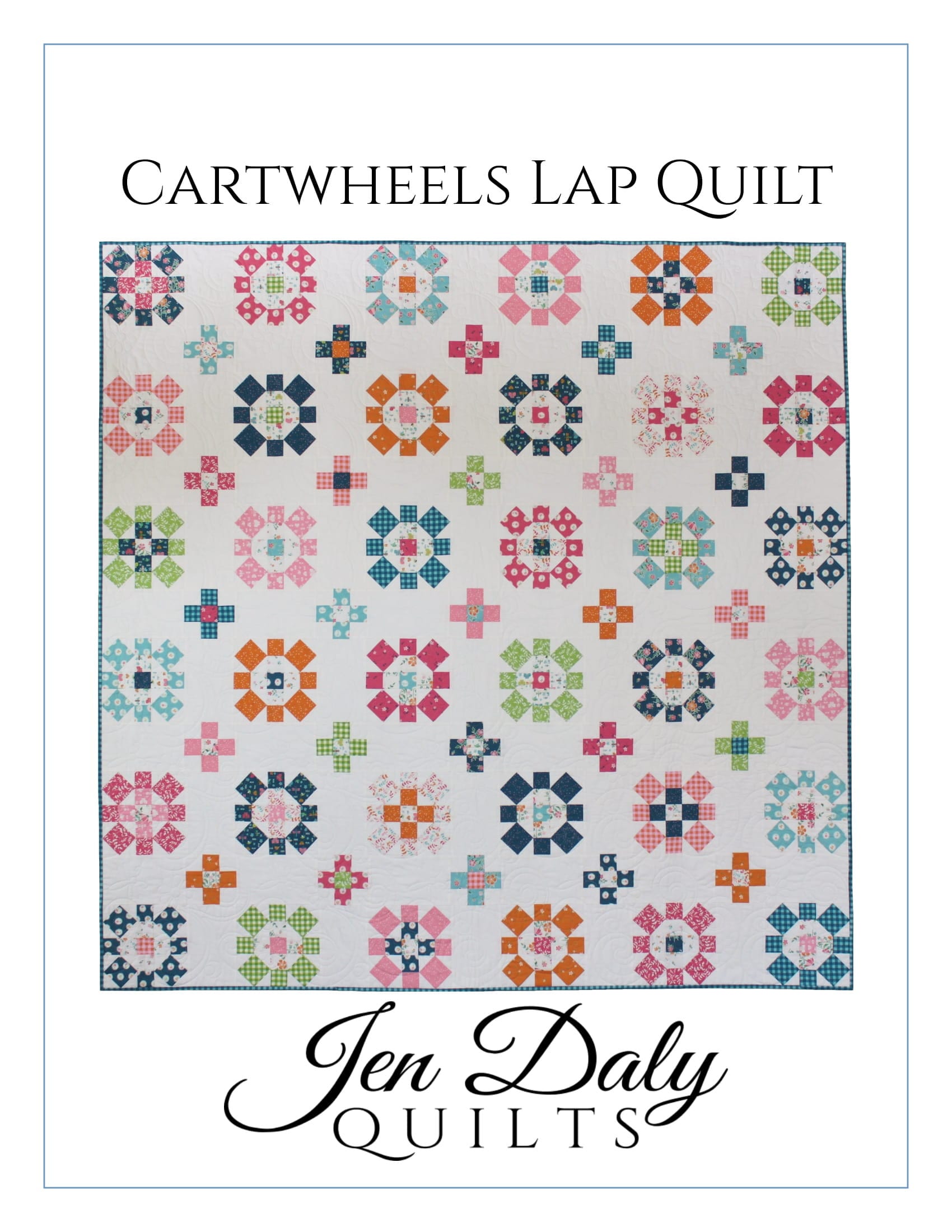 Cartwheels Lap Quilt Pattern PDF by Jen Daly Quilts - Etsy