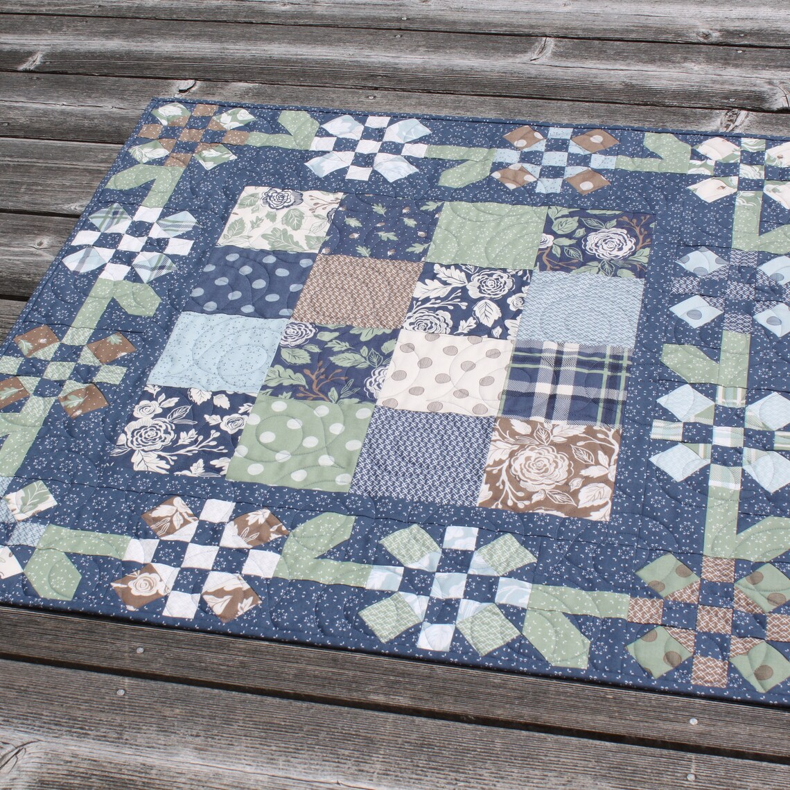 Cottage Garden Quilt Pattern PDF by Jen Daly - Etsy