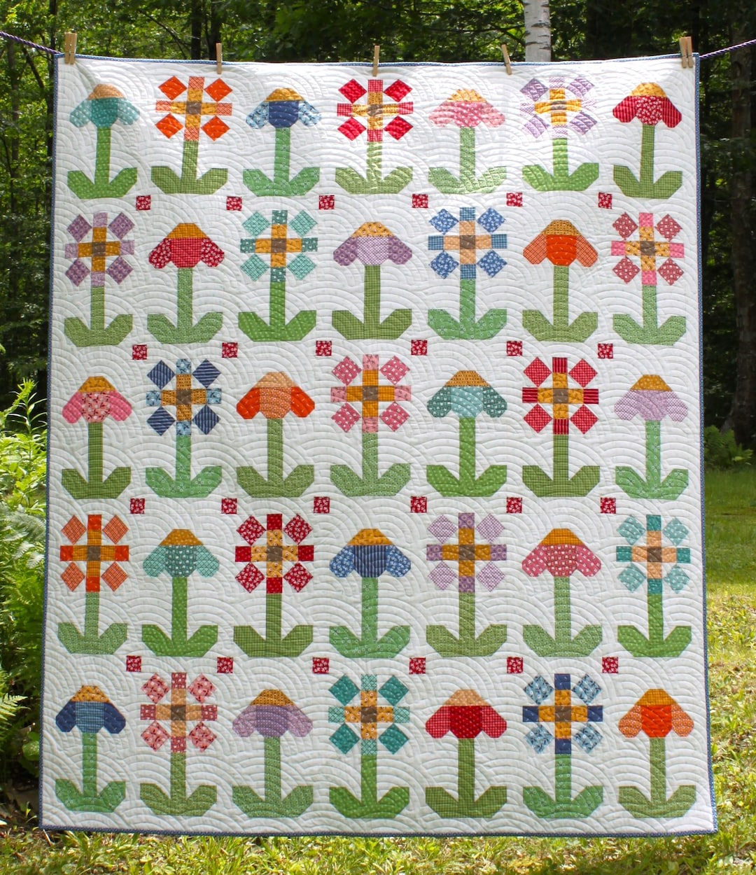 Whoopsie Daisy Quilt Pattern PDF by Jen Daly Quilts - Etsy