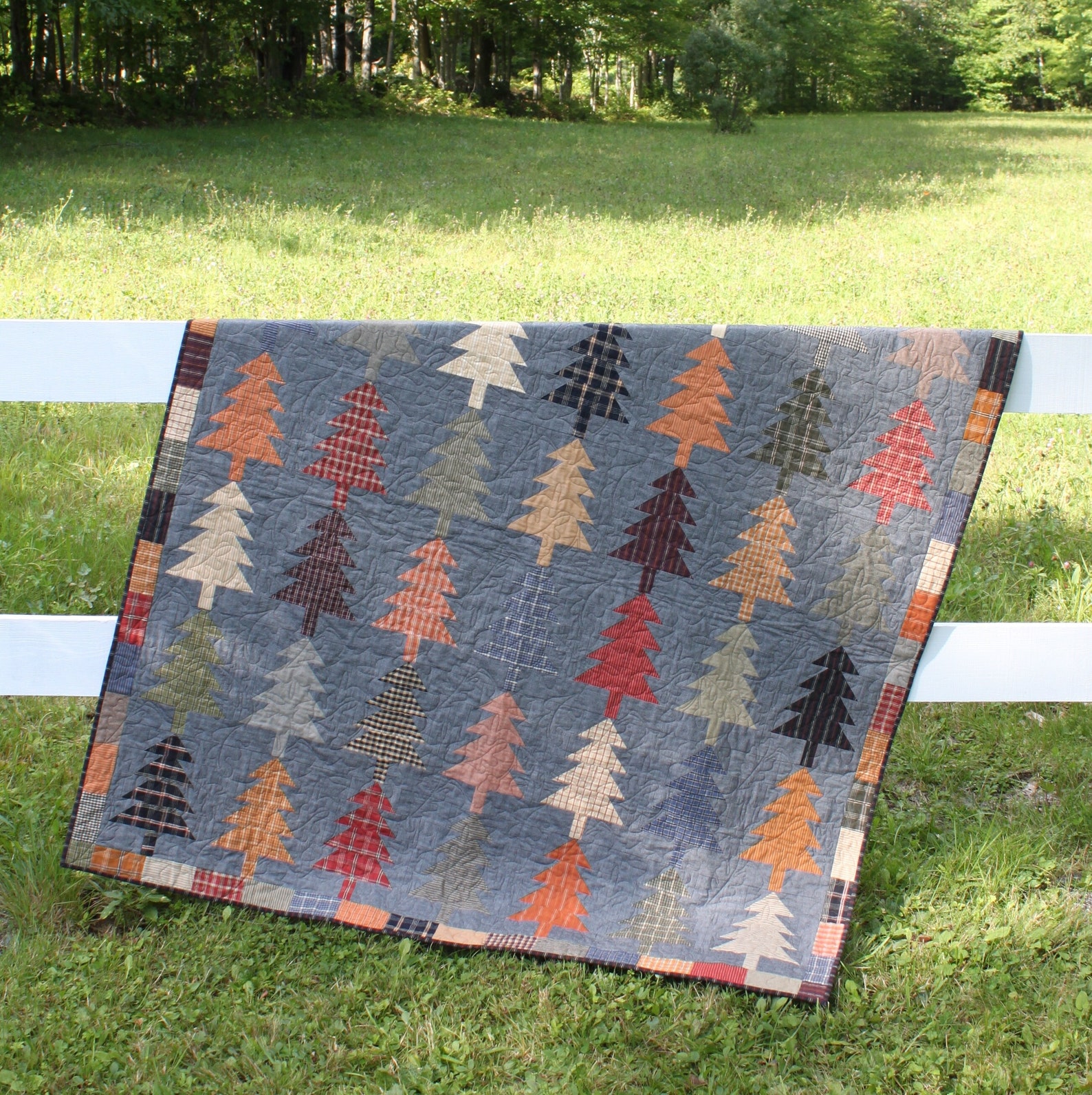 North Woods Lap Quilt Pattern PDF by Jen Daly Quilts - Etsy