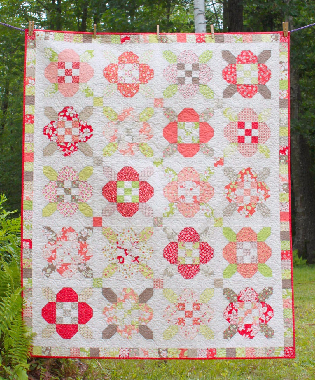 Garden Gate Quilt Pattern PDF by Jen Daly Quilts - Etsy