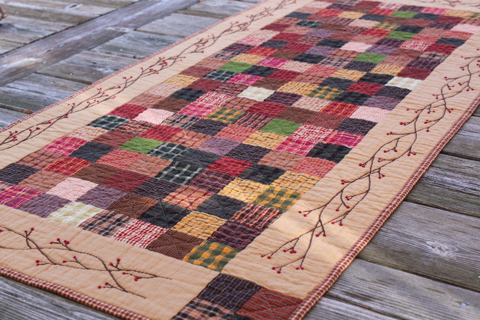 Homespun Harvest Quilt Pattern PDF by Jen Daly Quilts - Instant ...