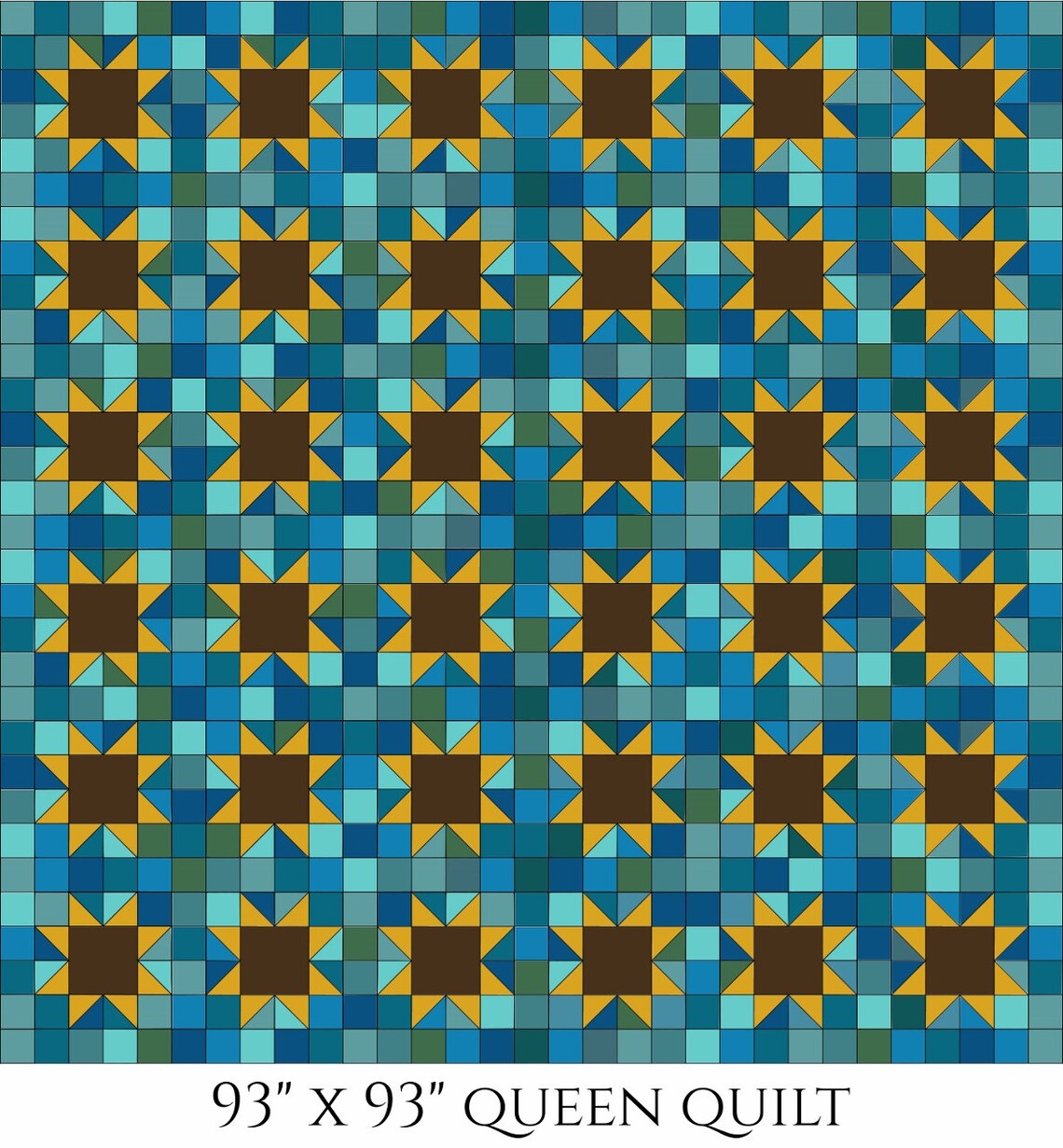 Sunflowers Quilt Pattern PDF by Jen Daly Quilts Instant - Etsy